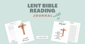 Lent Bible Reading Plan - Joyfully Domestic